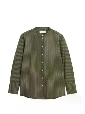 SKALL STUDIO Scot Striped Cotton Shirt - Green