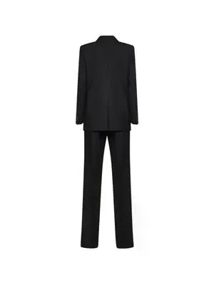 Tagliatore Jasmine Lamé-pinstriped Double-breasted Suit