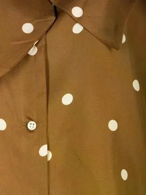 The Great. Zenith Polka-dot Pussy-bow Shirt