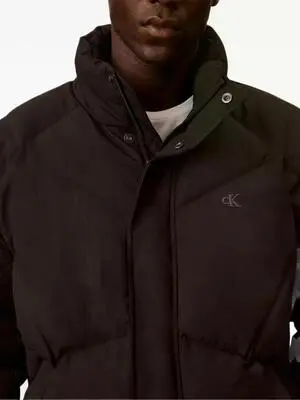 Calvin Klein Quilted Logo-embroidered Puffer Jacket