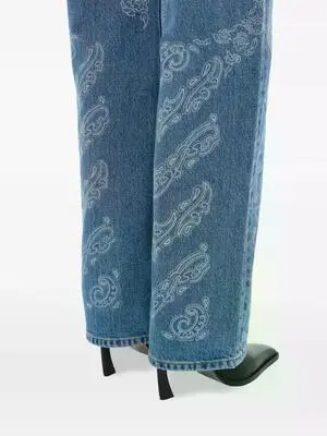 Off-White Paisley Susy Denim Pants