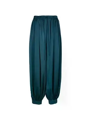 Cinq À Sept Esme Satin Trousers - Blue
