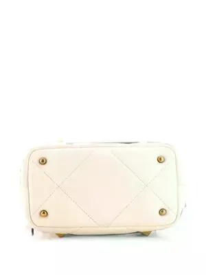 Valentino Garavani Roman Stud Top Handle Bag Quilted Leather Small Satchel