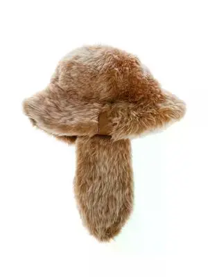 Loewe Lop Hat In Shearling