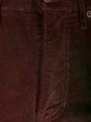 Veronica Beard Carson Corduroy Flared Jeans - Red