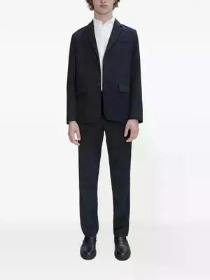 A.p.c. Harry Single-breasted Wool Jacket - Blue