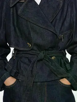 Emporio Armani Belted Denim Jacket