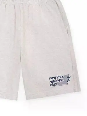 Sporty & Rich Side-pockets Track Shorts - Neutrals