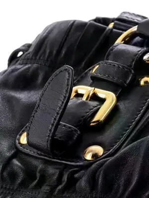 Prada Gaufre Convertible Nappa Leather Large Tote Bag