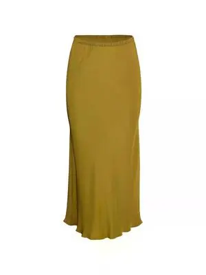 PETER COHEN Bias-cut Silk Skirt - Green