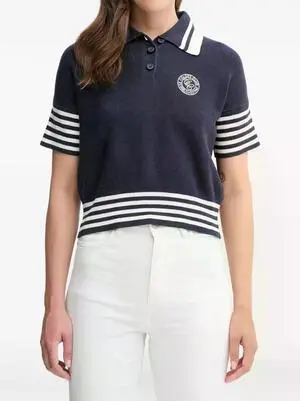 BENETTON Logo-embroidered Sweater - Blue