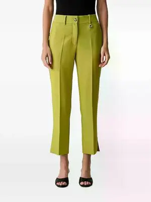 JOOP! Logo-waistband Pressed-crease Trousers - Green