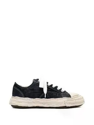 Mihara Yasuhiro Peterson 23 Og Sole Brushed-twill Low-top Sneakers - Black