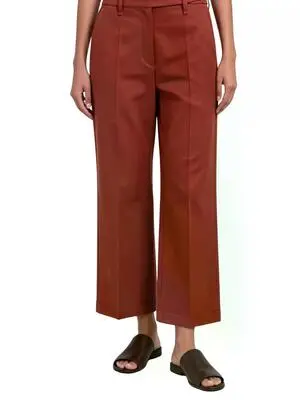 Brunello Cucinelli Pressed-crease Cropped Trousers