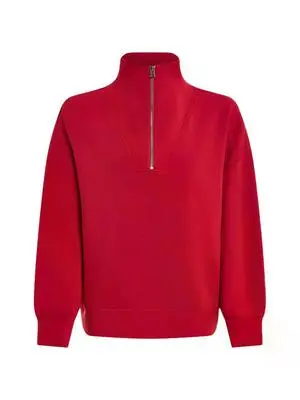 Varley Hawley Half-zip Sweatshirt - Red