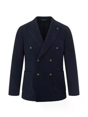 BRERAS MILANO Double-breasted Peak-lapel Jacket