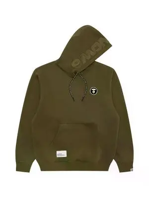 AAPE BY *A BATHING APE Logo-patch Hoodie - Green