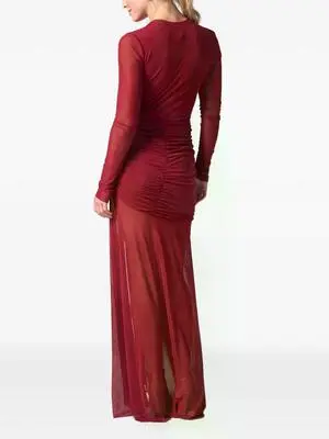 JBQ Serene 2.0 Ruched Maxi Dress - Red