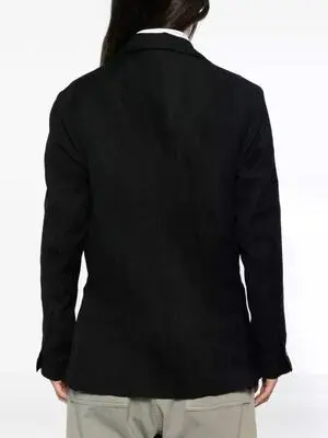 MA+ Single-breasted Textured Jacket