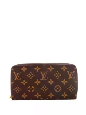 LOUIS VUITTON Zippy Wallet Monogram Canvas Small Wallets - Brown