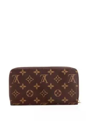 LOUIS VUITTON Zippy Wallet Monogram Canvas Small Wallets