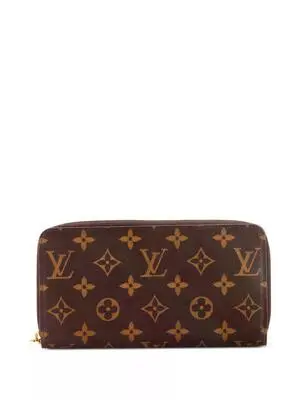 LOUIS VUITTON Zippy Wallet Monogram Canvas Small Wallets - Brown