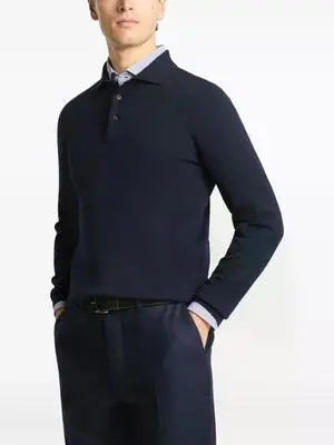 FAY Long-sleeve Polo-collar Sweater