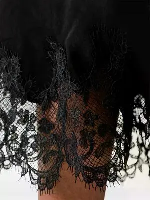 Bardot Elisan Lace-trim Satin-finish Maxi Skirt