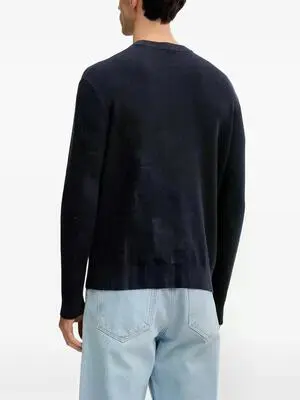 BENETTON Logo-print Crew-neck Sweater