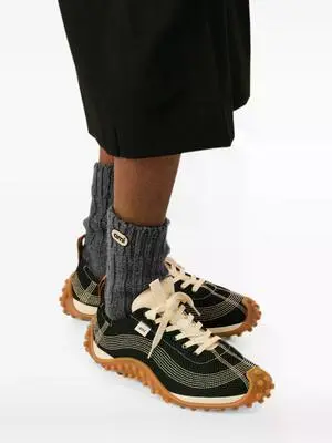 AMI Paris Wool Socks With Patch