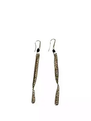 Brunello Cucinelli Hook-fastening Drop Earrings - Gold