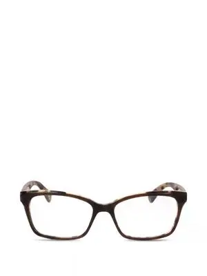 Kate Spade New York Tortoiseshell-effect Rectangle-frame Glasses