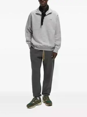 OLAF Quarter-zip Logo-embroidered Sweatshirt