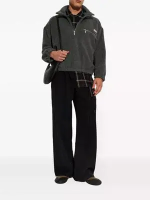 SONG FOR THE MUTE Half-zip Chest-pocket Sweater