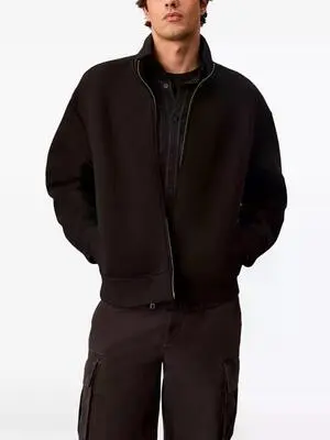 Calvin Klein Logo-embroidered High-neck Jacket