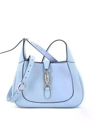 Gucci Jackie 1961 Leather Small Shoulder Bag - Blue
