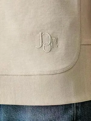 JOOP! Logo-embroidered Side-slit Hoodie