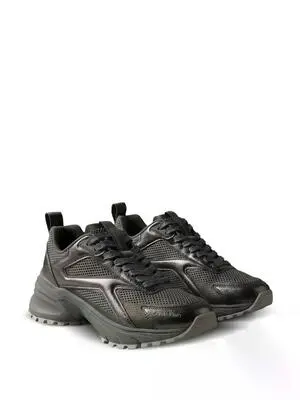 Calvin Klein Metallic-effect Mesh Sneakers
