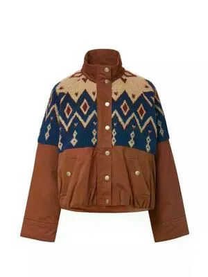 Veronica Beard Knoll Geometric-pattern Jacket