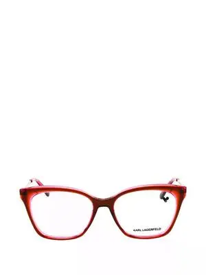 Karl Lagerfeld Cat-eye Frame Glasses - Red