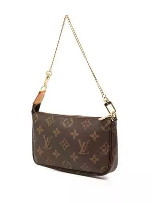 LOUIS VUITTON 2009 Monogram Mini Pochette Accessoires Handbag