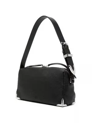 Pinko Medium Boston Grained-leather Shoulder Bag