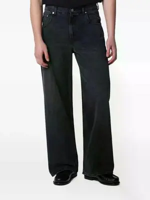 Séfr Relaxed-cut Washed Jeans - Black