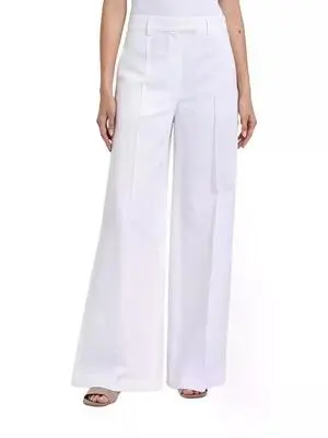 Brunello Cucinelli Pressed-crease Wide-leg Tailored Trousers