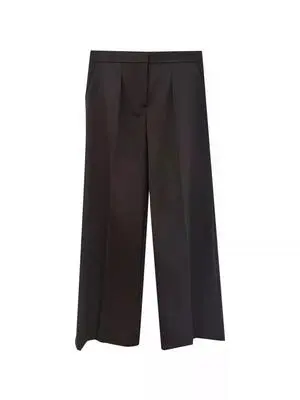 Givenchy Pleated Wide-leg Tailored Trousers - Black