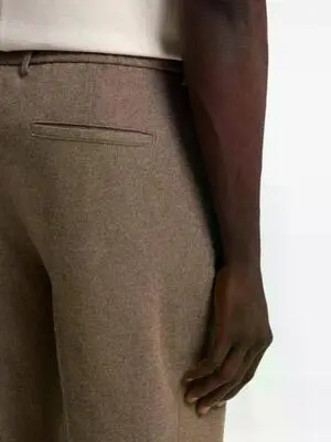 BOSS Drawstring-waist Tapered-leg Trousers