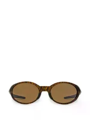 Oakley Tiger-print Oval-frame Sunglasses