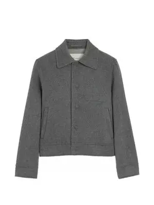 AMI Paris Button-down Wool And Cashmere Jacket