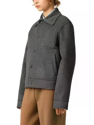 AMI Paris Button-down Wool And Cashmere Jacket