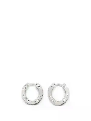 Tom Wood River Hoop Earrings - Silver